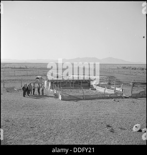 Japanese-American farmers at the Topaz Relocation Center in Utah ...