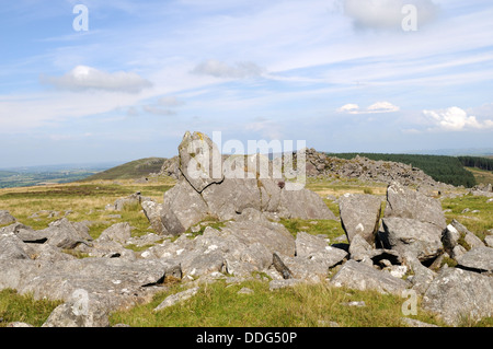Outcrops of Spotted dolerite Bluestones Carn Meini Carn Menyn Preseli ...