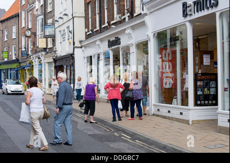 york uk high street busy shoppers shopping retail retailer sale sales ...