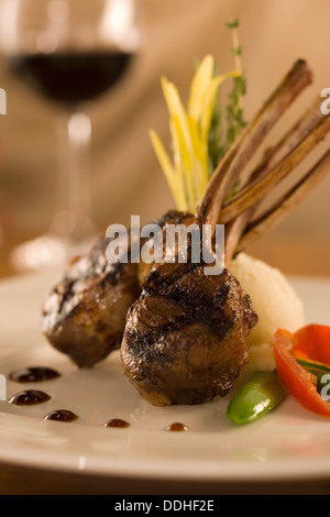 Hawaii Regional Cuisine, fine dining appetizer, chopped raw Ahi ...