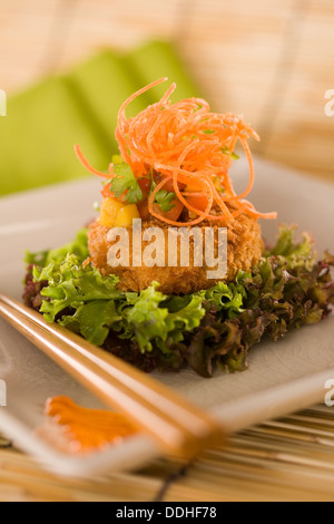 Hawaii Regional Cuisine, fine dining entree, roasted Duck Stock Photo ...
