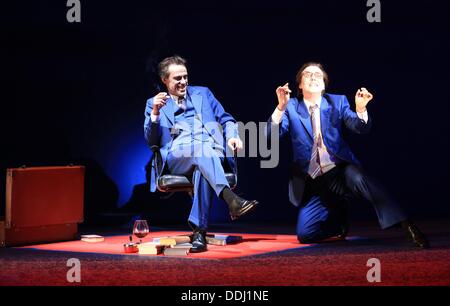 Luebeck, Germany. 02nd Sep, 2013. Actor Andreas Hutzel (L-R) as Willy ...