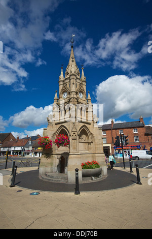 The Shakespeare Memorial Fountain and Clock Tower Stratford upon Avon ...