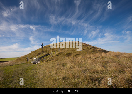 Maeshowe chambered cairn and passage grave built 2800BC part of part of ...