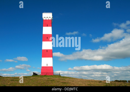 The Gribbin Daymark Tower at Gribbin Head on the South West Coast path ...