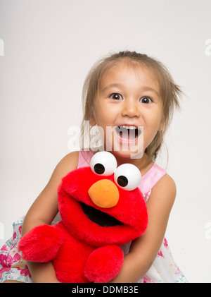 Tickle Me Elmo 1996 by Tyco Toys. Character Muppet from Sesame Street ...