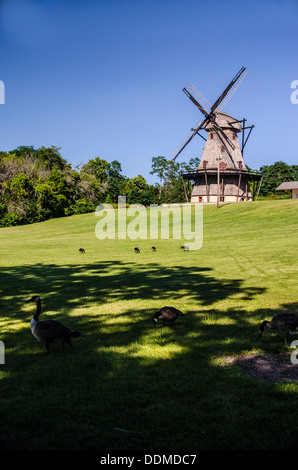 The Fabyan Windmill in the Fox River Forest Preserve in Batavia ...
