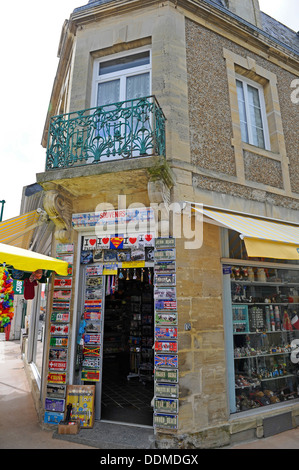 Arromanches Souvenirs shop in Arromanches, Normandy, France in July ...