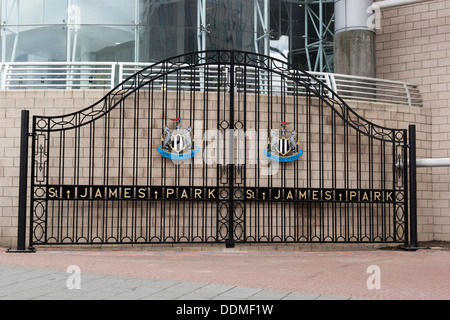 Leazes Stand, St James' Park, home ground of Newcastle United football ...
