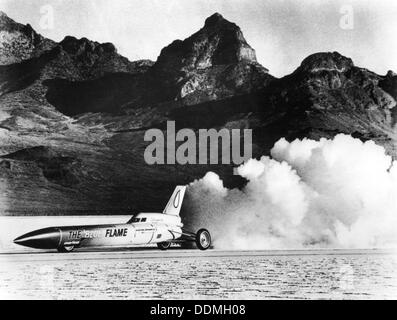 The Rocket powered car Blue Flame from the Sinsheim Museum in Germany ...