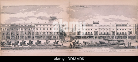 Panorama of London, 1849. Artist: George C Leighton Stock Photo - Alamy