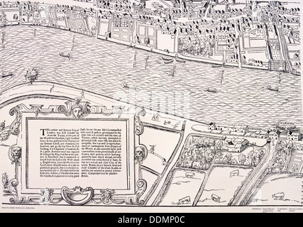 'Agas' Map of London, c1561. Artist: Anon Stock Photo - Alamy