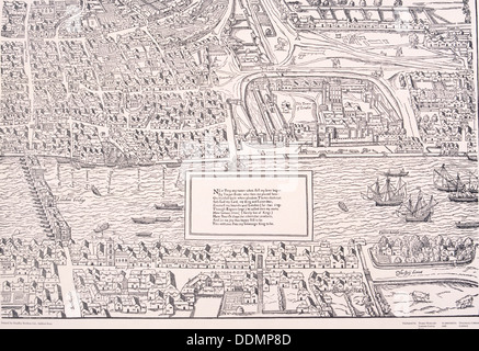 'Agas' Map of London, c1561. Artist: Unknown Stock Photo - Alamy