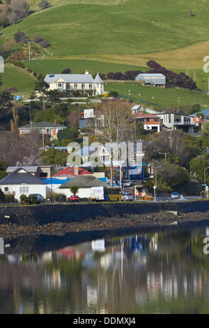 Macandrew Bay Otago Peninsula and Otago Harbour Dunedin South Island ...