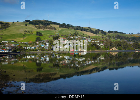 Macandrew Bay Otago Peninsula and Otago Harbour Dunedin South Island ...