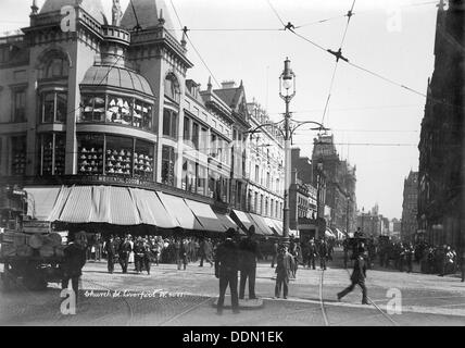 Church Street, Liverpool, 1890-1910. Artist: Unknown Stock Photo - Alamy