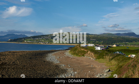 Shell Island campsite in North Wales UK Stock Photo - Alamy