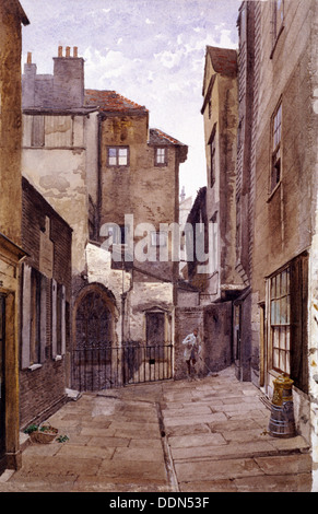 Cloth Fair, London, 1884. Artist: John Crowther Stock Photo - Alamy