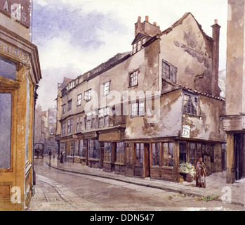 Cloth Fair, London, 1884. Artist: John Crowther Stock Photo - Alamy