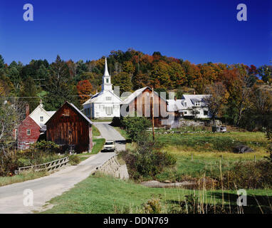 village of Waits River Vermont USA Fall foliage Stock Photo: 1522931 ...