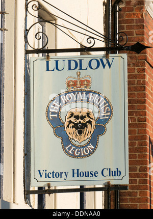 Royal British Legion Sign Stock Photo - Alamy