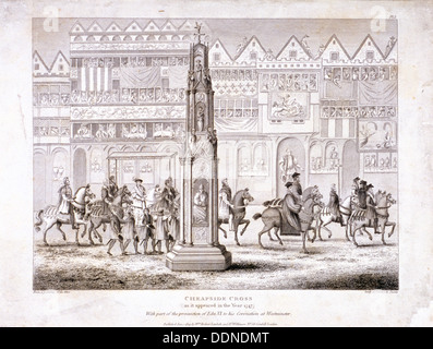 Cheapside, London, England, 19th century. From The History of London ...