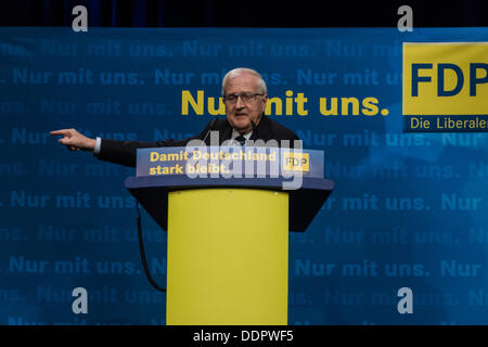 Kiel, Germany. 05th Sep, 2013. Rainer Bruederle, the leading candidate ...