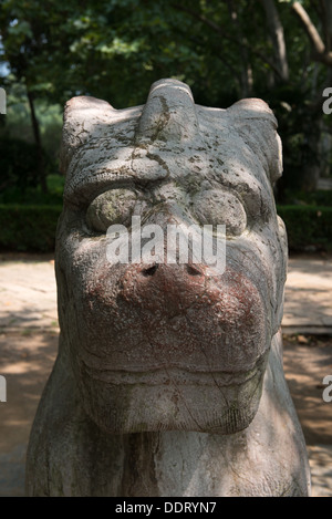 mythological Qilin animal, Spirit or Sacred Way, Ming Tombs, Changping ...