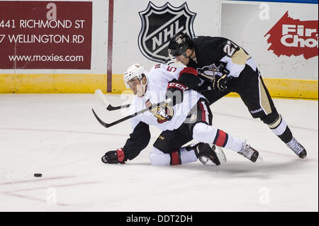 Ottawa Senators defenseman Cody Ceci (5) skates with the puck in the ...