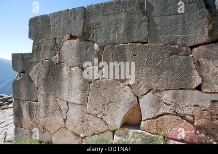 The altar of the Temple of Apollo, Delphi, Greece. Artist: Samuel Magal ...