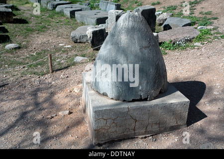 A naval stone, Delphi, Greece. Artist: Samuel Magal Stock Photo - Alamy