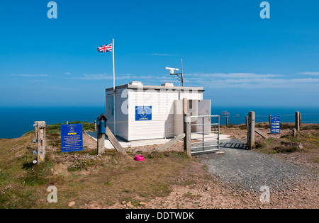 The National Coastwatch Institution lookout station at Bass point on ...