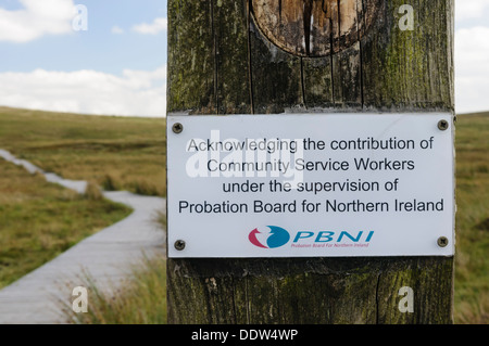 Community Payback sign Stock Photo - Alamy