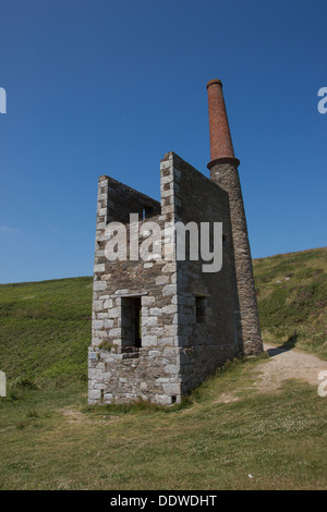 Wheal Prosper tin mine, Rinsey Head, Cornwall, UK Stock Photo - Alamy