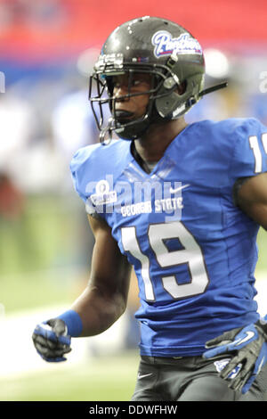 ATLANTA, GA - SEPTEMBER 19: Georgia State quarterback Cornelious Brown ...