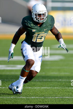 Waco, TX, USA. 7th Sep, 2013. Baylor Bears cornerback K.J. Morton #8 ...