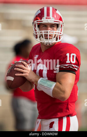 MADISON, WI - SEPTEMBER 5: Quarterback Curt Phillips #10 of the ...