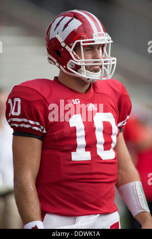 MADISON, WI - SEPTEMBER 5: Quarterback Curt Phillips #10 of the ...