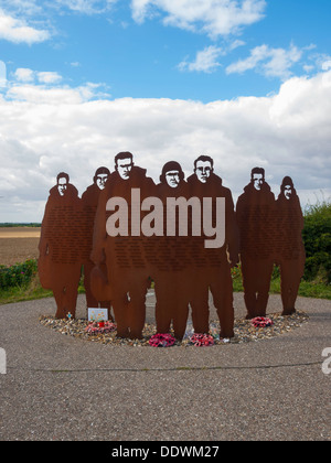 Memorial to the dead aircrew from 158 squadron which flew Halifax ...