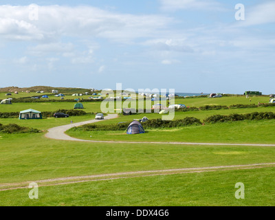 Shell Island campsite North Wales UK Stock Photo - Alamy