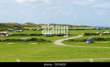 Shell Island campsite North Wales UK Stock Photo - Alamy