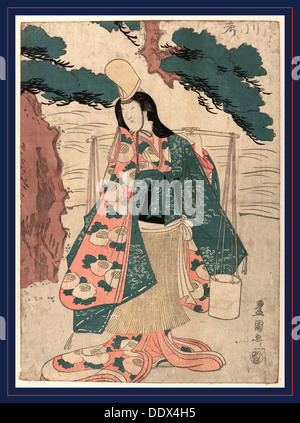 The actor Segawa Roko in the role of Matsukaze Stock Photo - Alamy