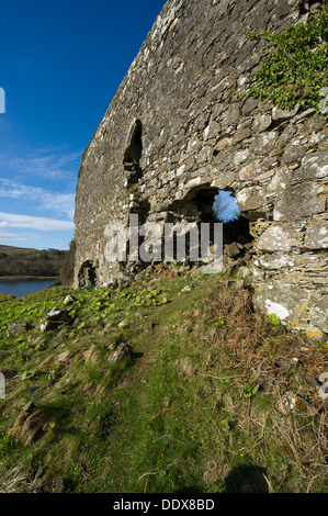 Aros Castle on the Isle of Mull, Across the Mouth of the Aros River ...