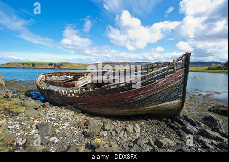 Abandoned Boat, Croig, Isle of Mull, Scotland, UK Stock Photo - Alamy