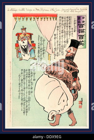 A strange visitor brings a war telegram to the Czar, Kobayashi ...