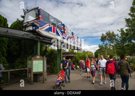 Monorail at Chester Zoo, UK Stock Photo: 10413136 - Alamy