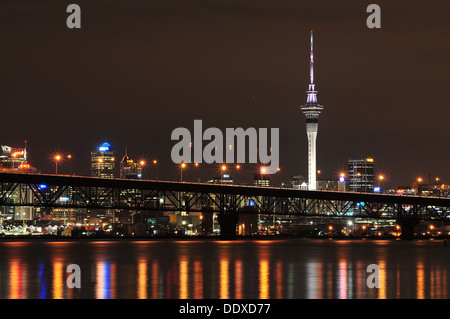 Night view of Birkenhead, Auckland City Stock Photo - Alamy