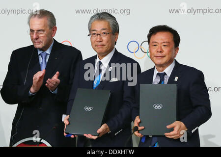 (L to R) Naoki Inose, Tsunekazu Takeda, SEPTEMBER 7, 2013 : Japan ...