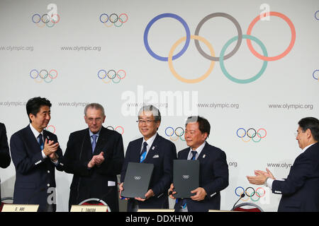 (L to R) Naoki Inose, Tsunekazu Takeda, SEPTEMBER 7, 2013 : Japan ...