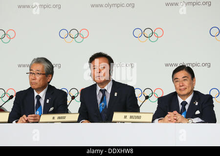 (L to R) Naoki Inose, Tsunekazu Takeda, SEPTEMBER 7, 2013 : Japan ...
